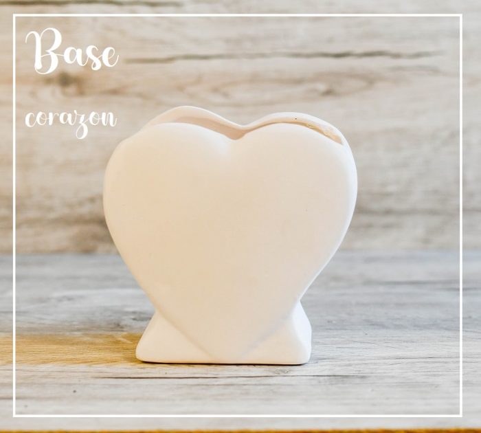 Base corazón - Ceramica las marias